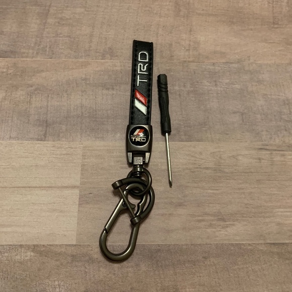Other | Toyota Trd Key Fob Leather Key Ring Lanyard | Poshmark
